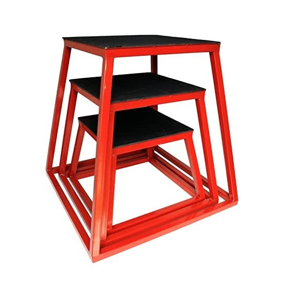 Red Metal Plyo Boxes – Mike's Fitness Equipment